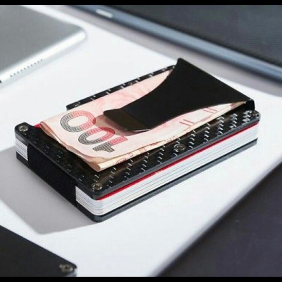Kona Sol | Bags | Slim Carbon Fiber Wallet With Money Clip | Poshmark